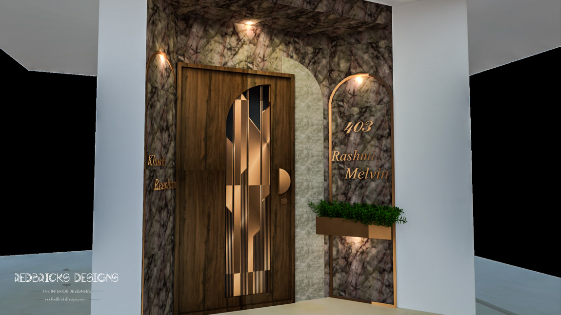 The Entrance Design Concept to Design – RedBricks Designs – Best ...